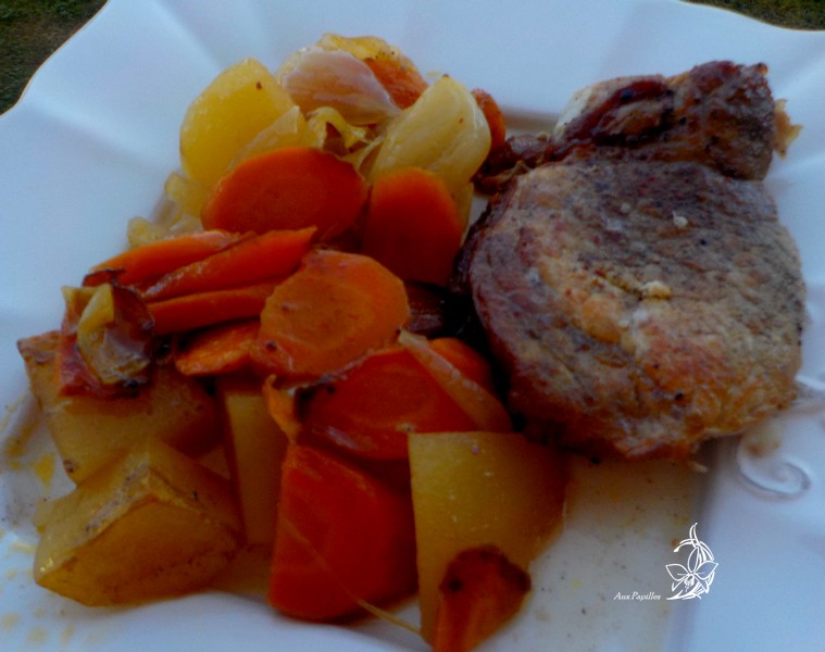 Aux papilles by Virginie: Rôti de porc au cidre