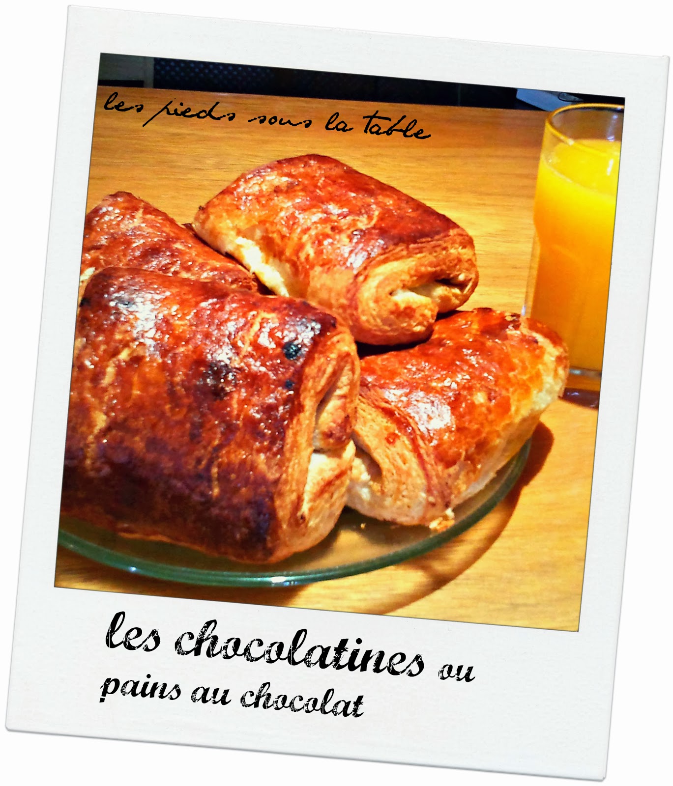 recette des chocolatines maison | les pieds sous la table