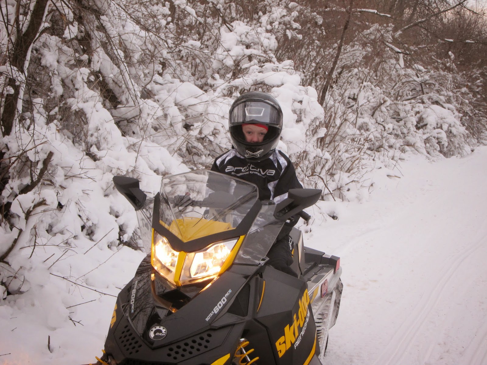The Hayes Blog: Jon & Sam Pass Snowmobile Test