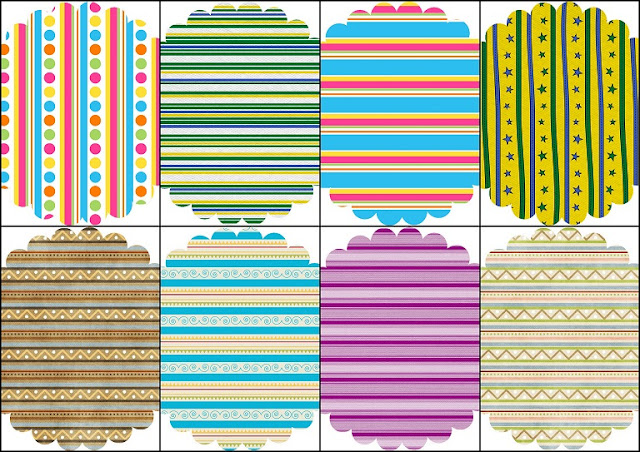 Stripes: Free Printable Labels or Toppers. | Oh My Fiesta For Ladies!