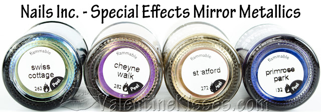 Valentine Kisses: Nails Inc. Special Effects Mirror Metallics - 4 ...