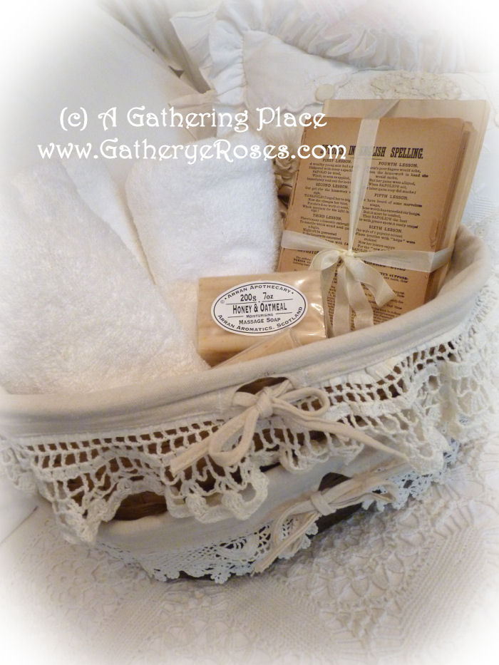 SHABBY COTTAGE BASKET TUTORIAL~~~~~ From Simple To Fabulous