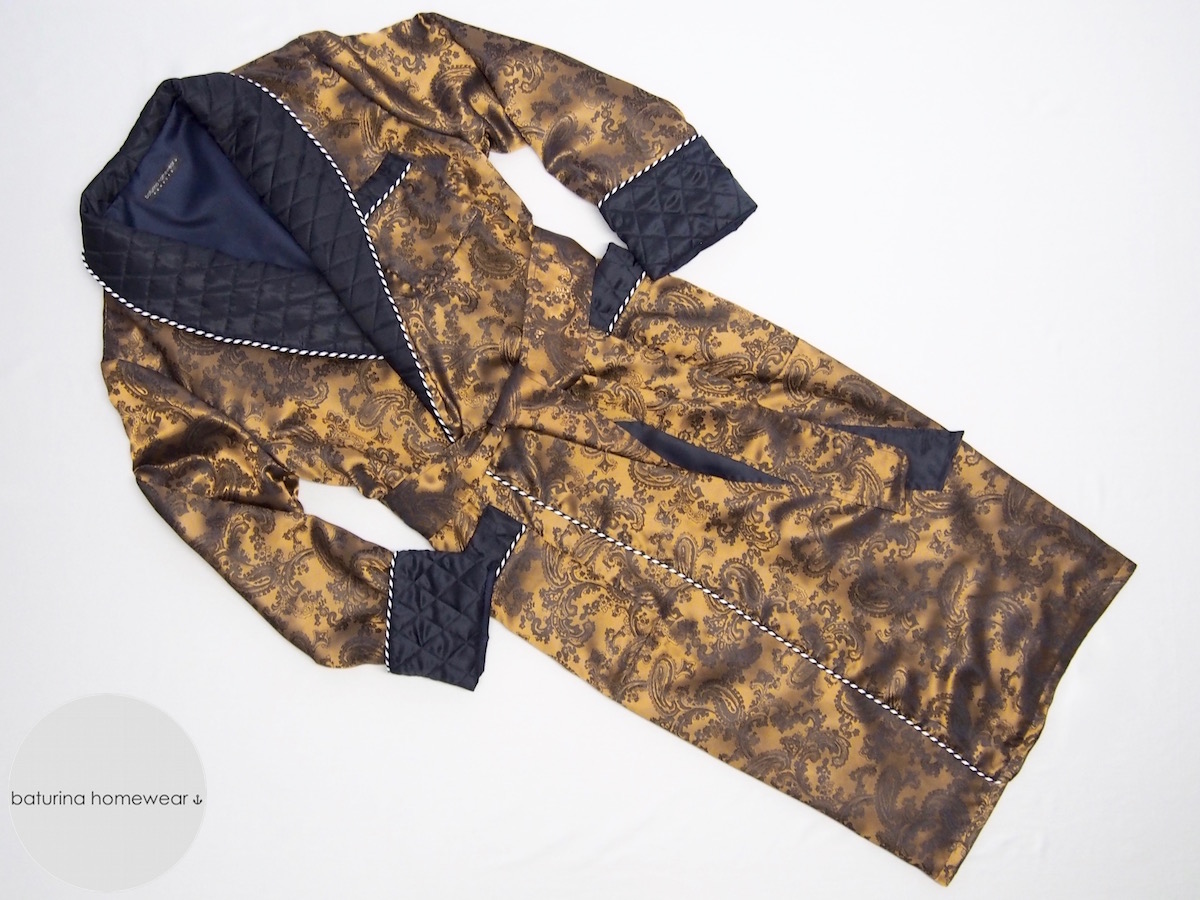Men's Dressing Gown Collection - Luxury Silk and Velvet Robes