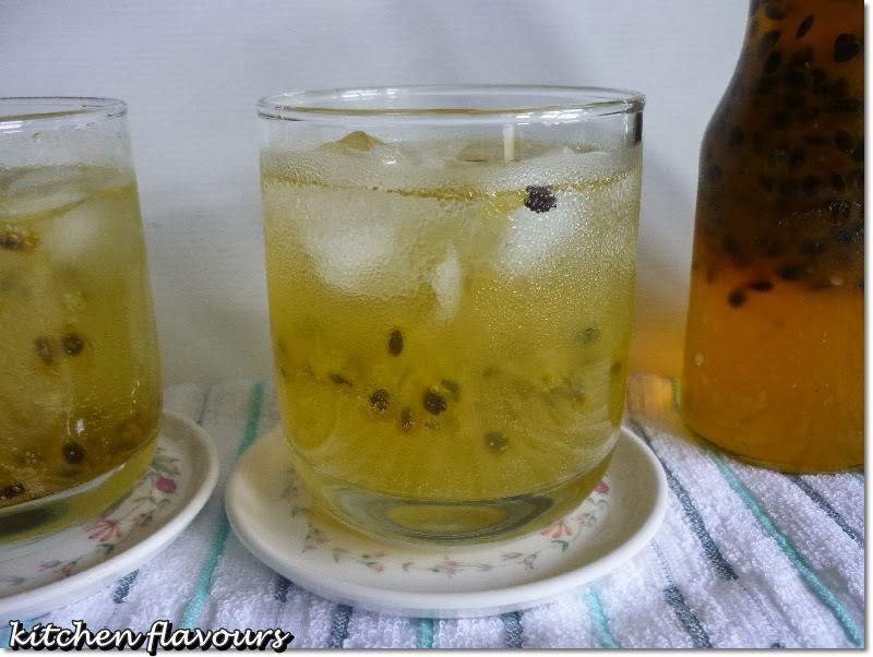 kitchen flavours: Passionfruit Cordial