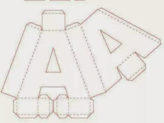 Molde De Letras 3d Ver E Fazer