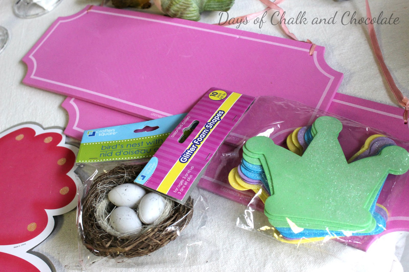 Dollar Store Craft Bonanza! | Days of Chalk and Chocolate