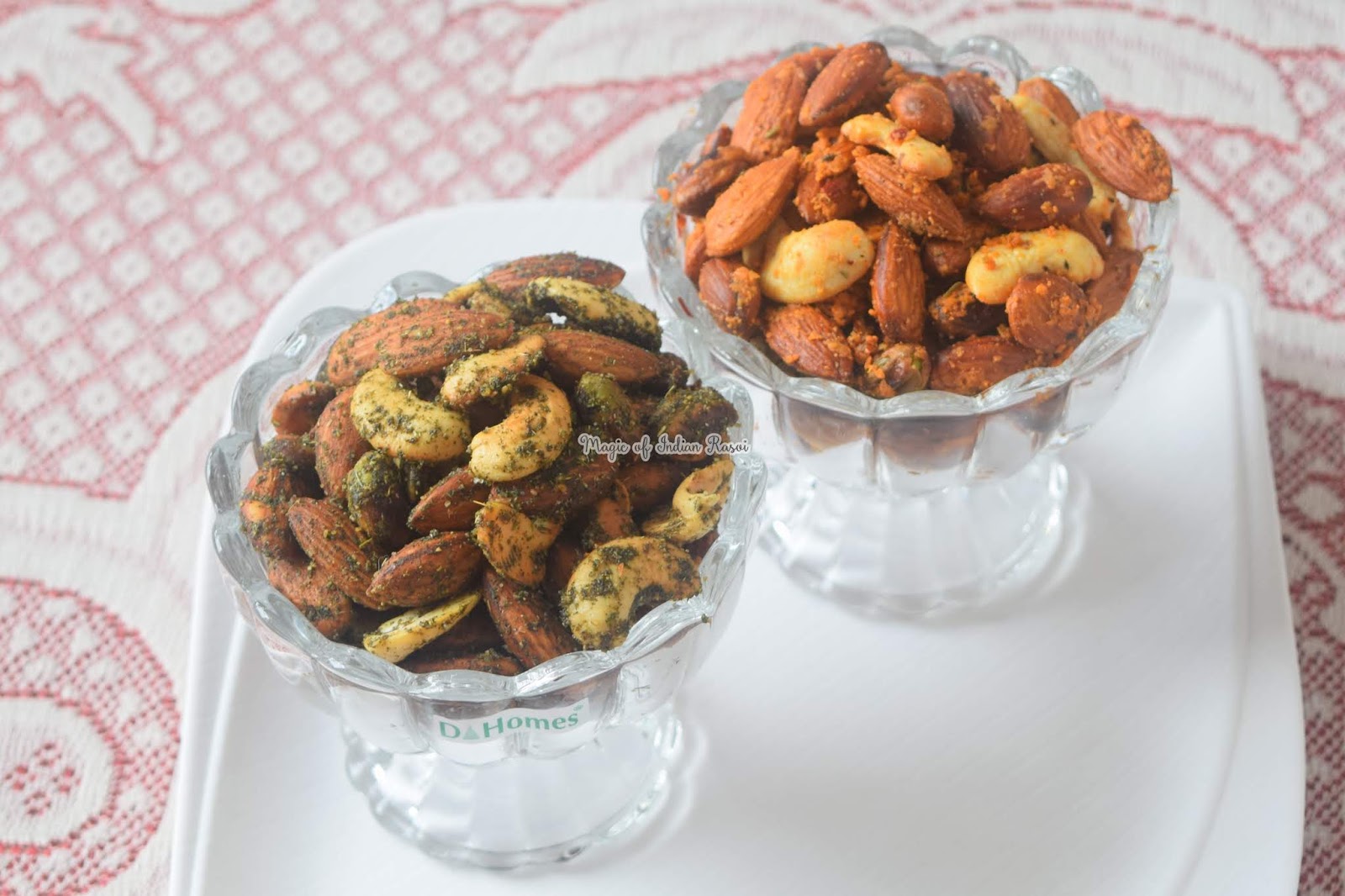 Masala Mint & Italian Herbs & Cheese Flavoured Dry Fruits Recipe ...