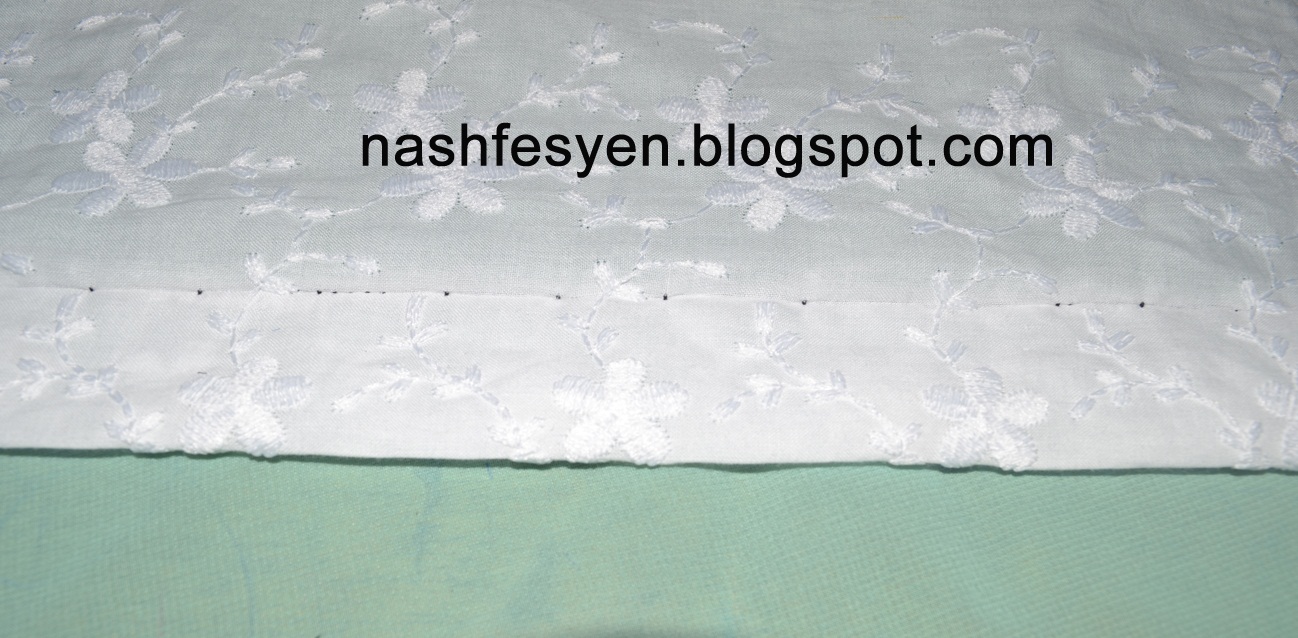 Nash Fesyen: Cara Jahit Sembat Menggunakan Mesin