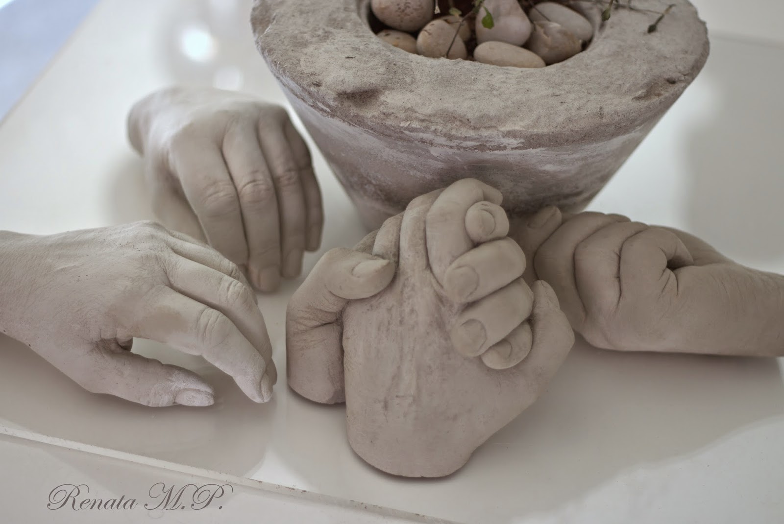 i hverdagen, og andre dage: Gips - beton hånd GALLERI