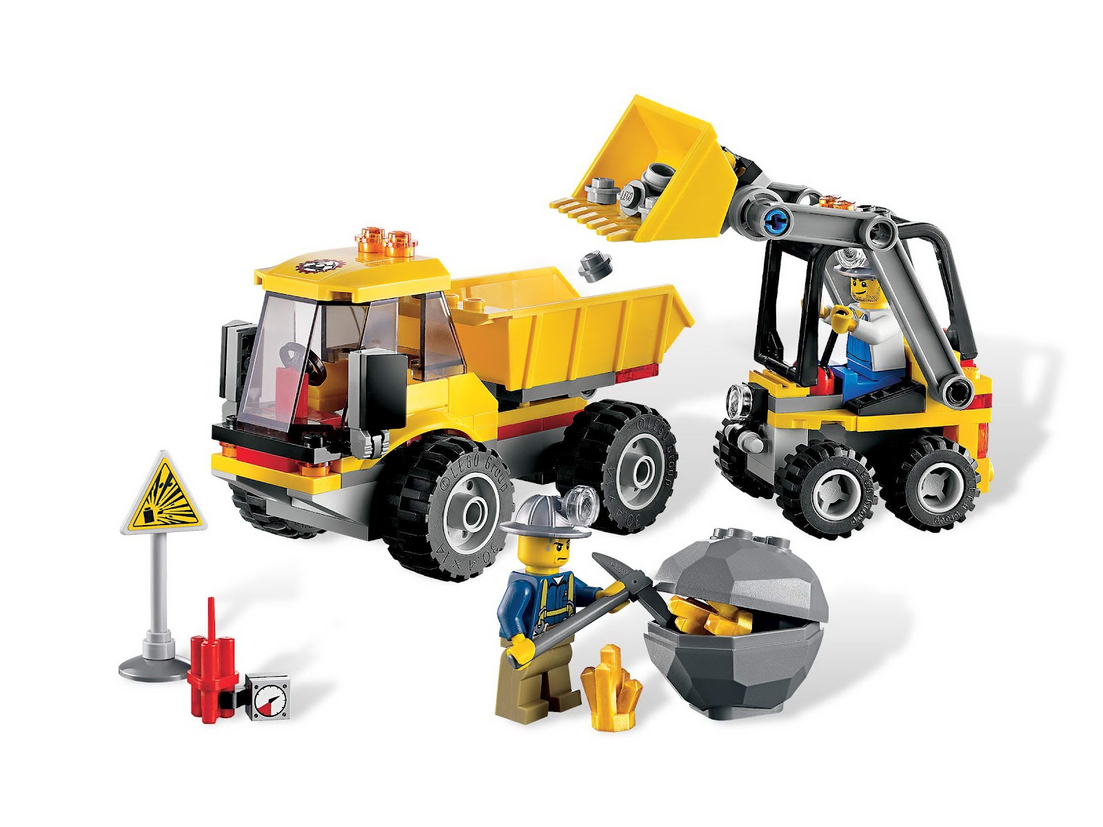 onetwobrick26: LEGO set database: set database: LEGO 4201 loader and tipper