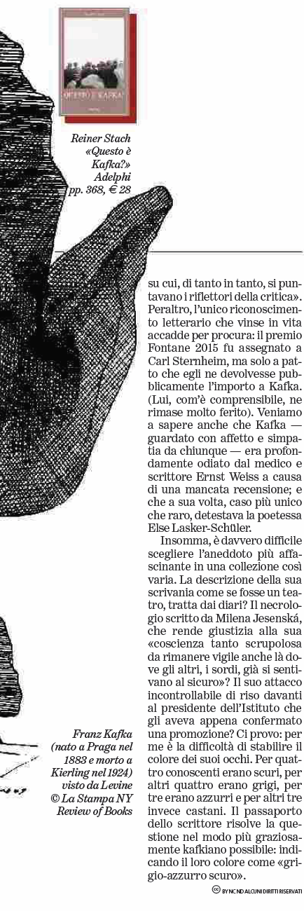 materialismo storico: Il Kafka di Reiner Stach