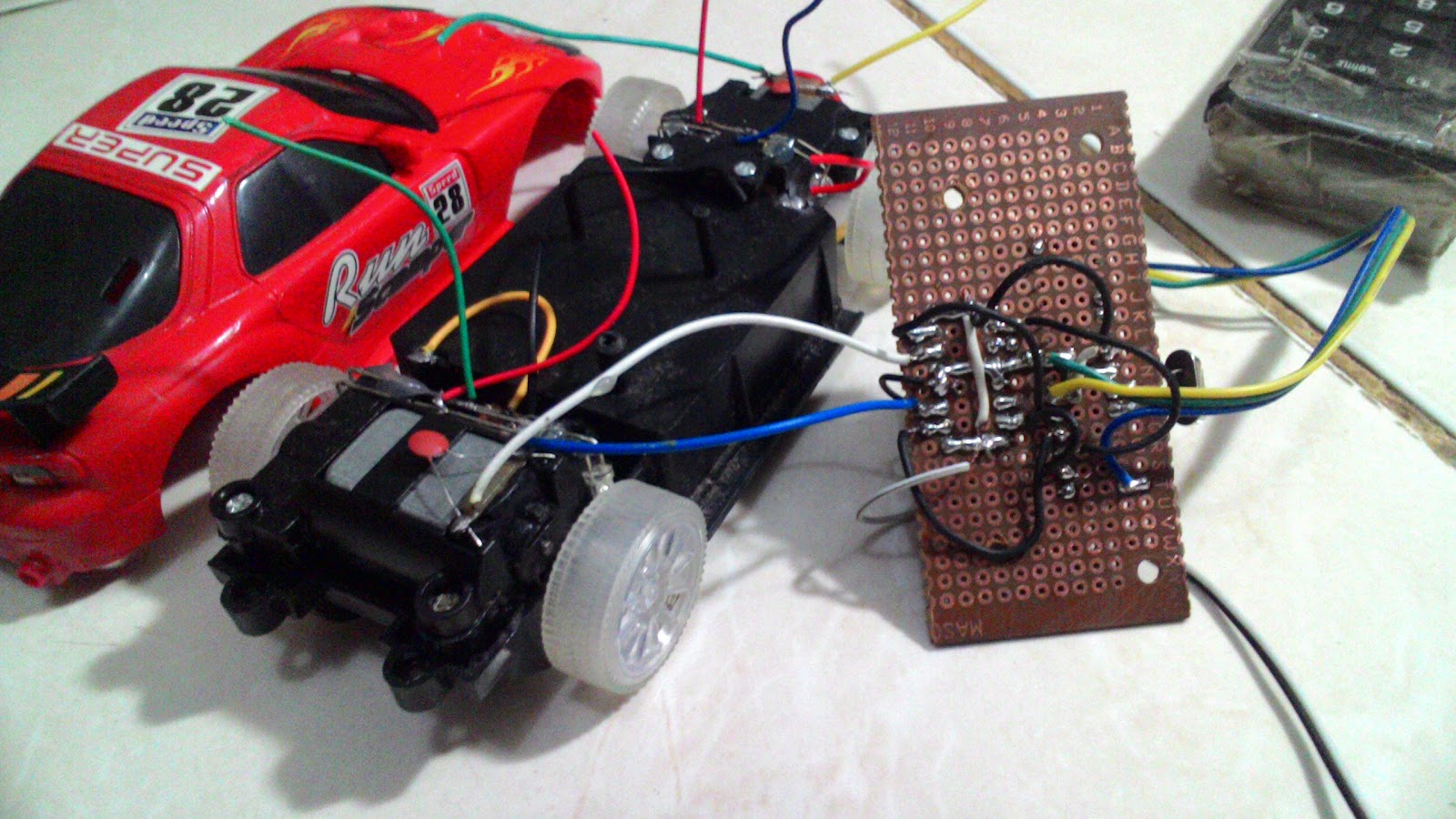 Membuat Mobil Remote Control dengan Remote TV dengan mikrokontroller ...