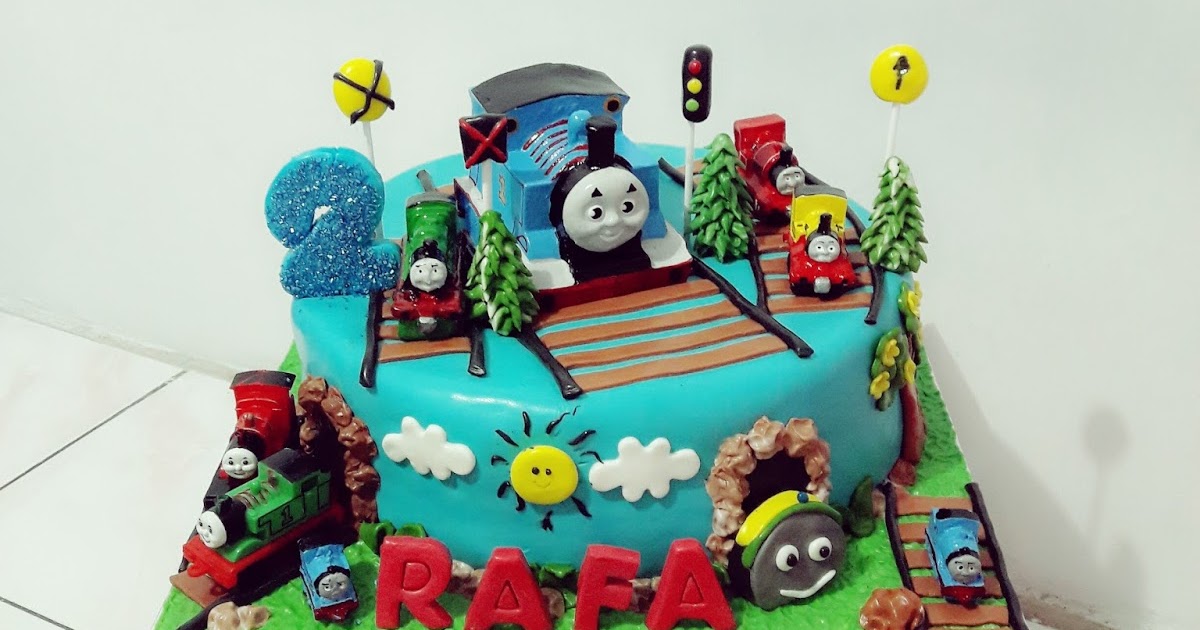 SAGITARIUS CAKE SHOP: KUE ULANG TAHUN THOMAS FONDANT