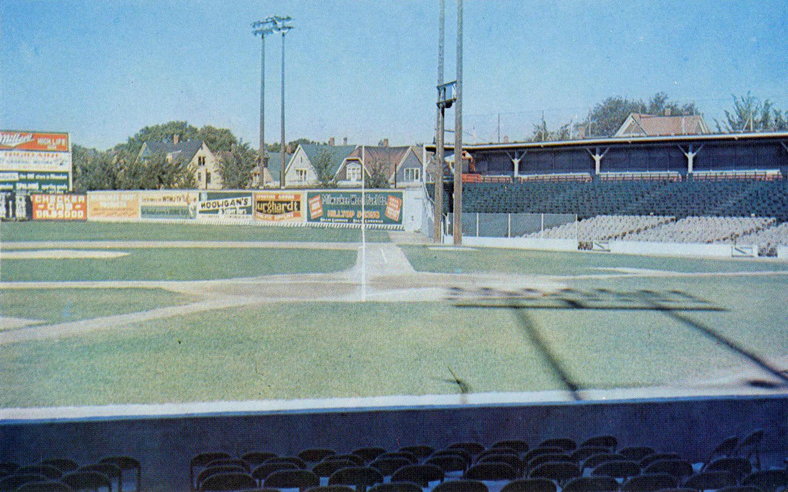 Borchert Field: 1976 Borchert Field Postcard