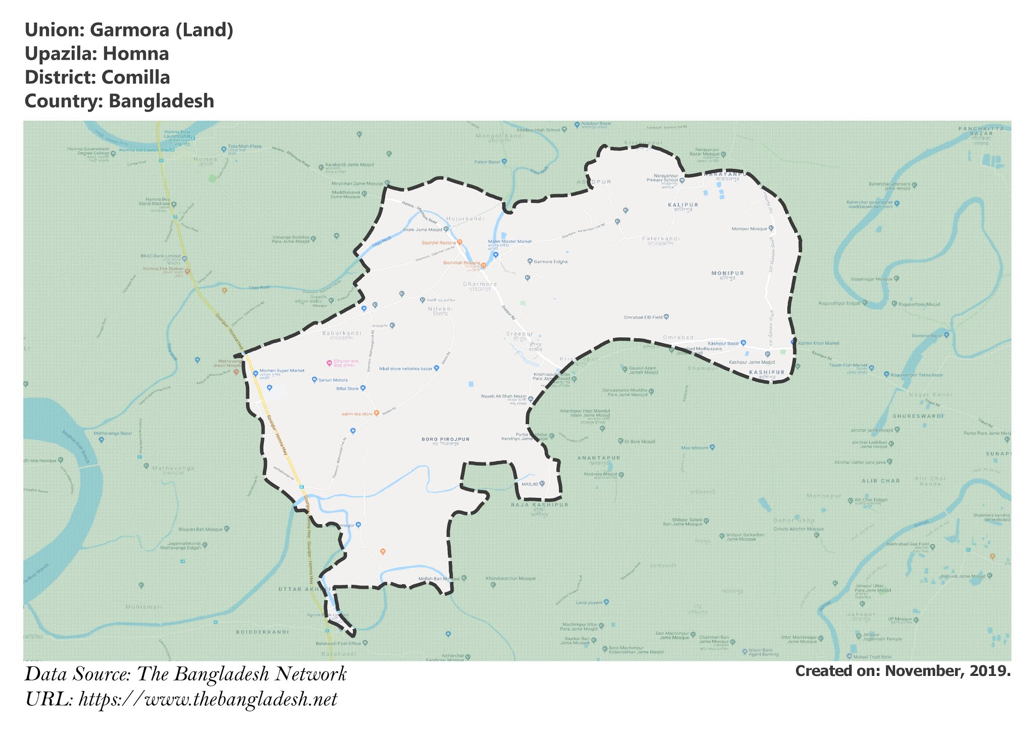 Garmora Union, Comilla