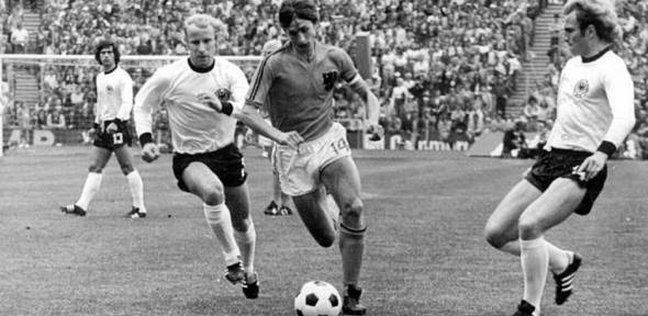 Football Fever: Johan Cruyff at the 1974 World Cup Final.