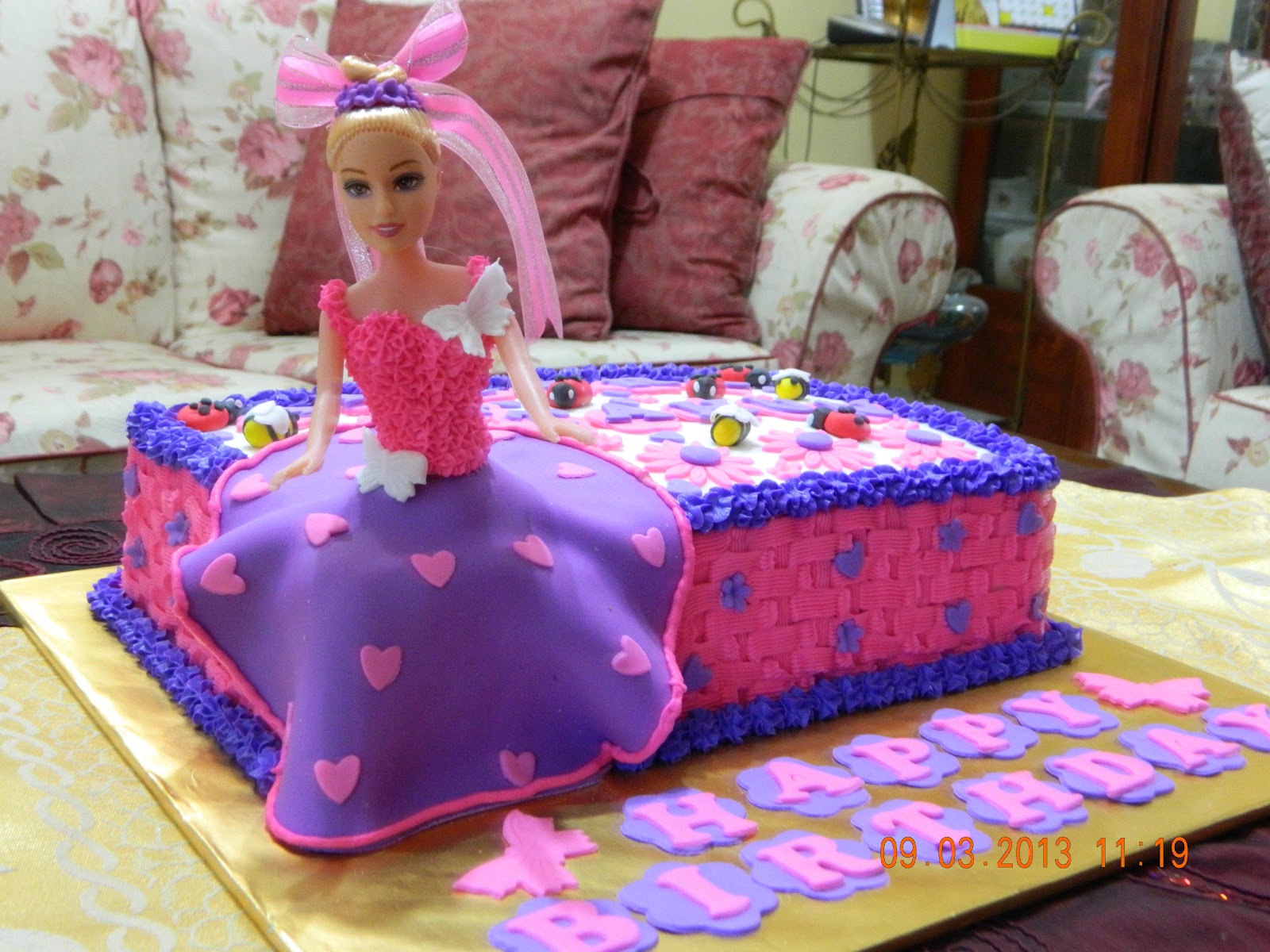 Mybabydeco: Cake Barbie Doll Square