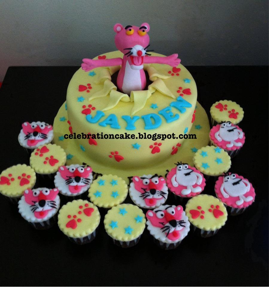 Celebration Cake: Pink Panther Theme