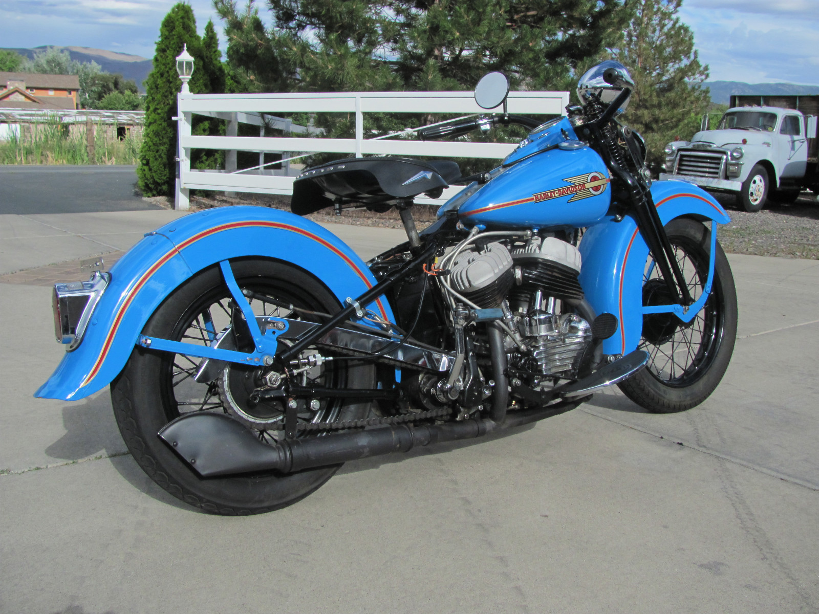 biker excalibur II: Blue Motorcycles