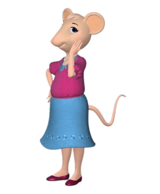 Cartoon Characters: Angelina Ballerina (PNG's)