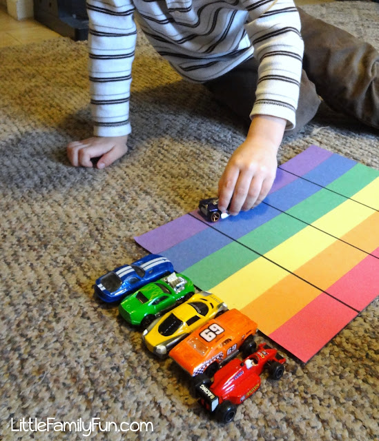 Little Family Fun: Rainbow Race!