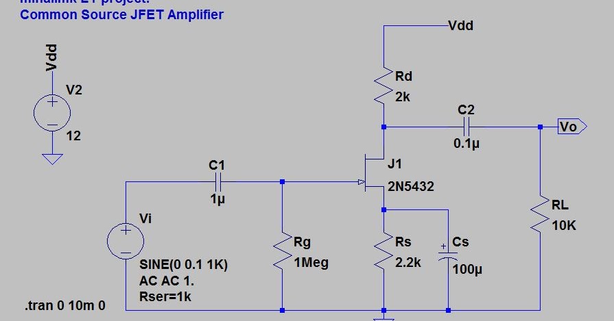 Electro-Magnetic World: Common Source (FET) Amplifier