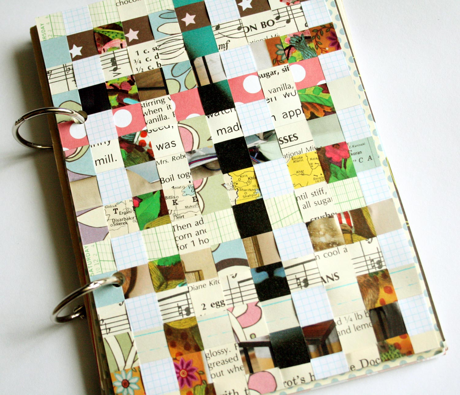 The Creative Place: Tuesday Tutorial: Woven Paper Journal Cover
