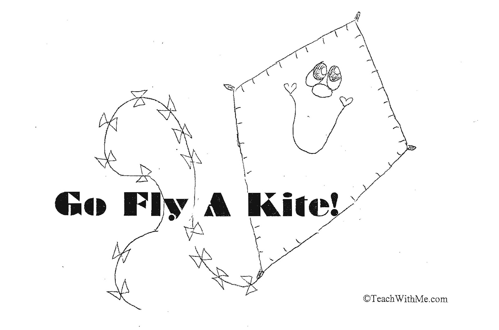 Classroom Freebies Too: PK-2: Go Fly A Kite booklet