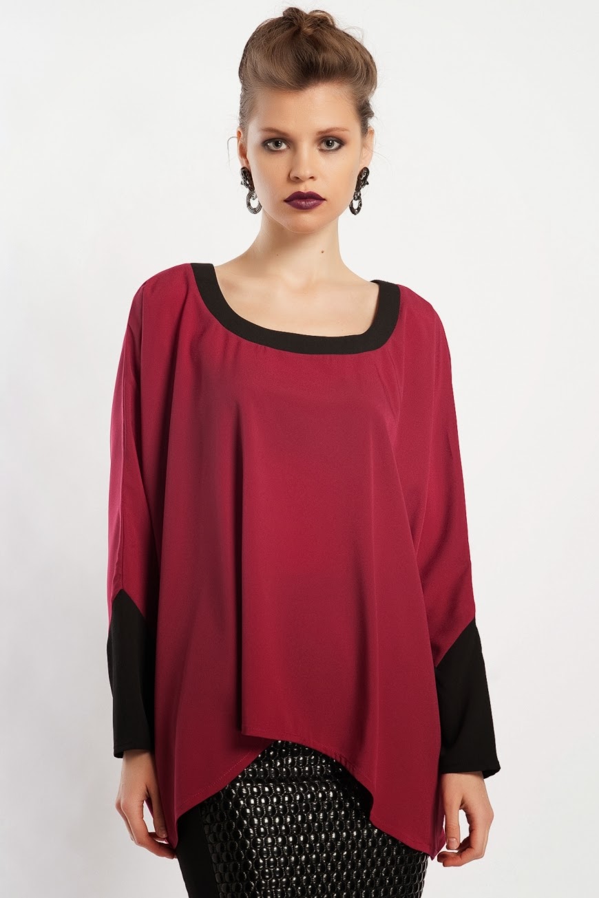 Bluz Vitrini: 2014 Siyah Bluz Modelleri