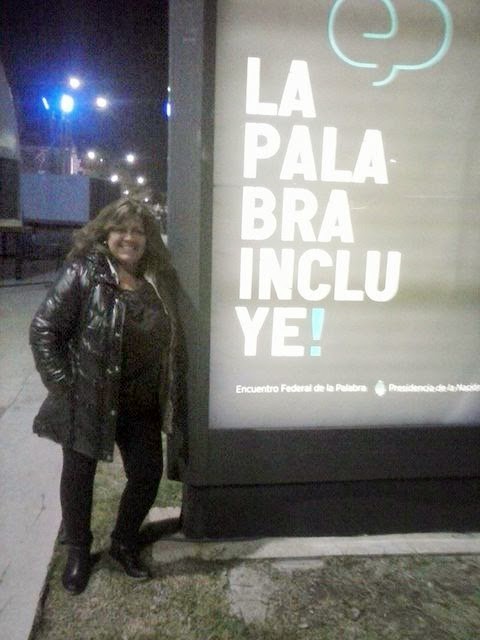 La conocida locutora de Radio Nacional Zapala, Nélida lópez, participó ...