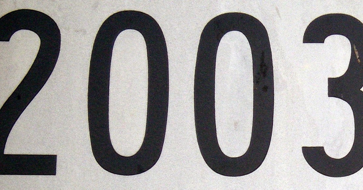 NumberADay: 2003