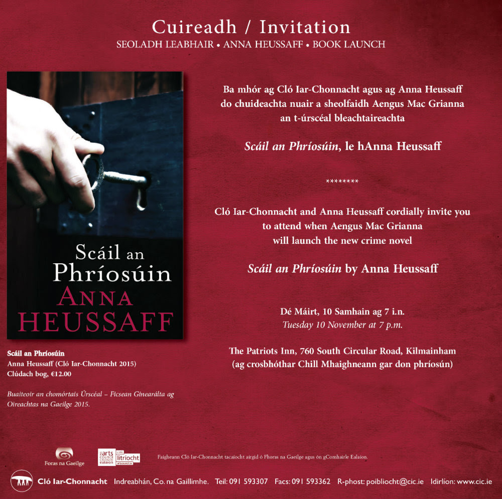 Smaointe Fánacha Aonghusa: CUIREADH: Seoladh 'Scáil an Phríosúin' le ...