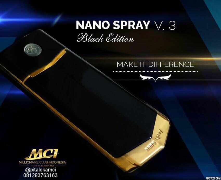 Nano Spray MCI Tangerang: The New Nano Spray v3! Black Edition. Limited!