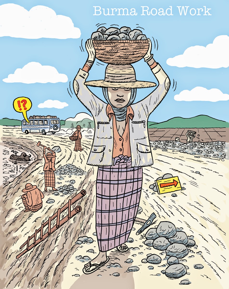 asiaddict: Burma Road...Work!