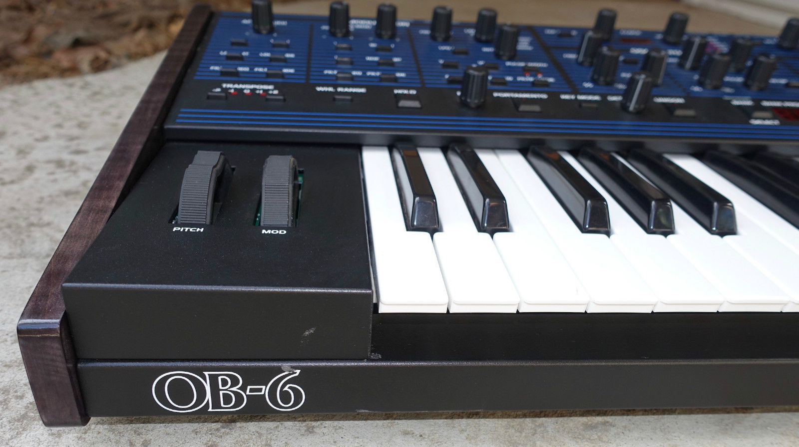MATRIXSYNTH: Dave Smith Oberheim OB-6 SN 00125 w/ Custom Wood Side Panels
