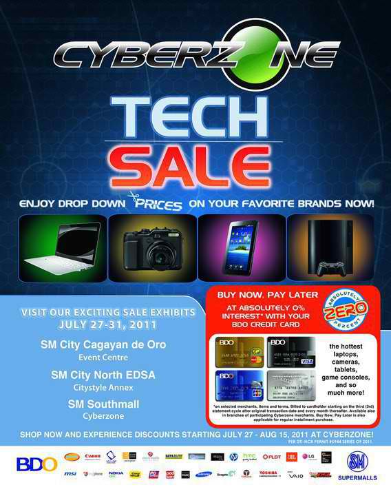 Manila Shopper: SM Malls' Cyberzone Tech SALE