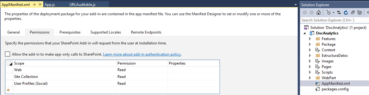 SharePoint Dev: Webpart para auditar documentos en SharePoint Online
