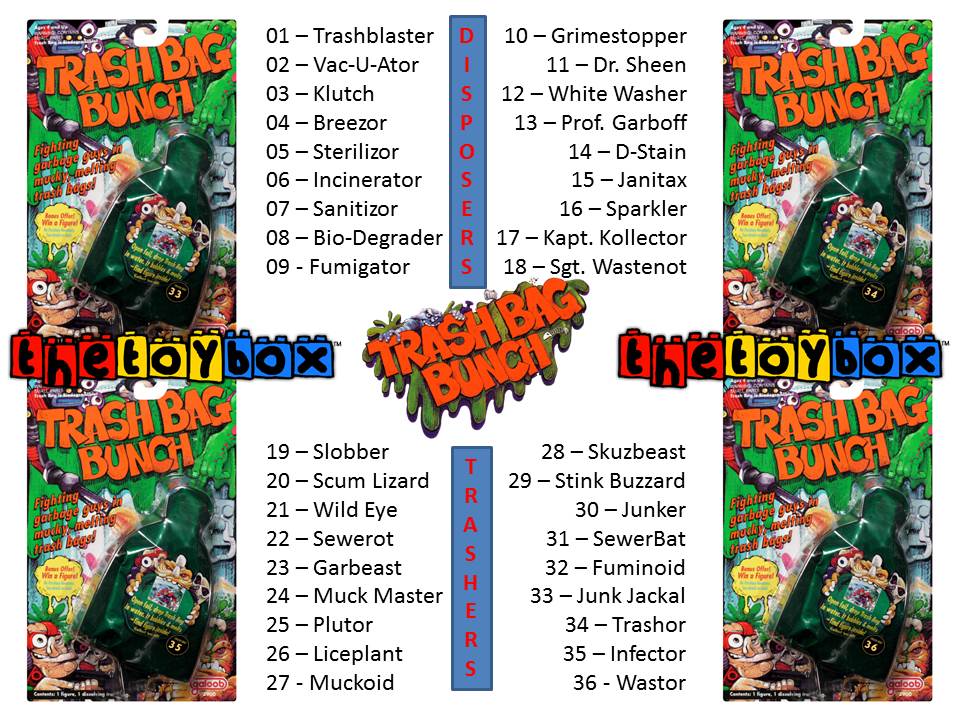 The Toy Box: Trash Bag Bunch (Galoob)