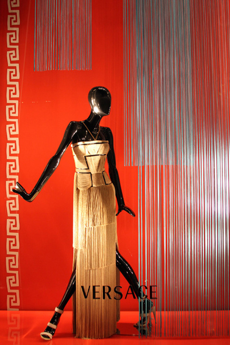 Lèche-vitrines: Vitrinas Versace em Nova York