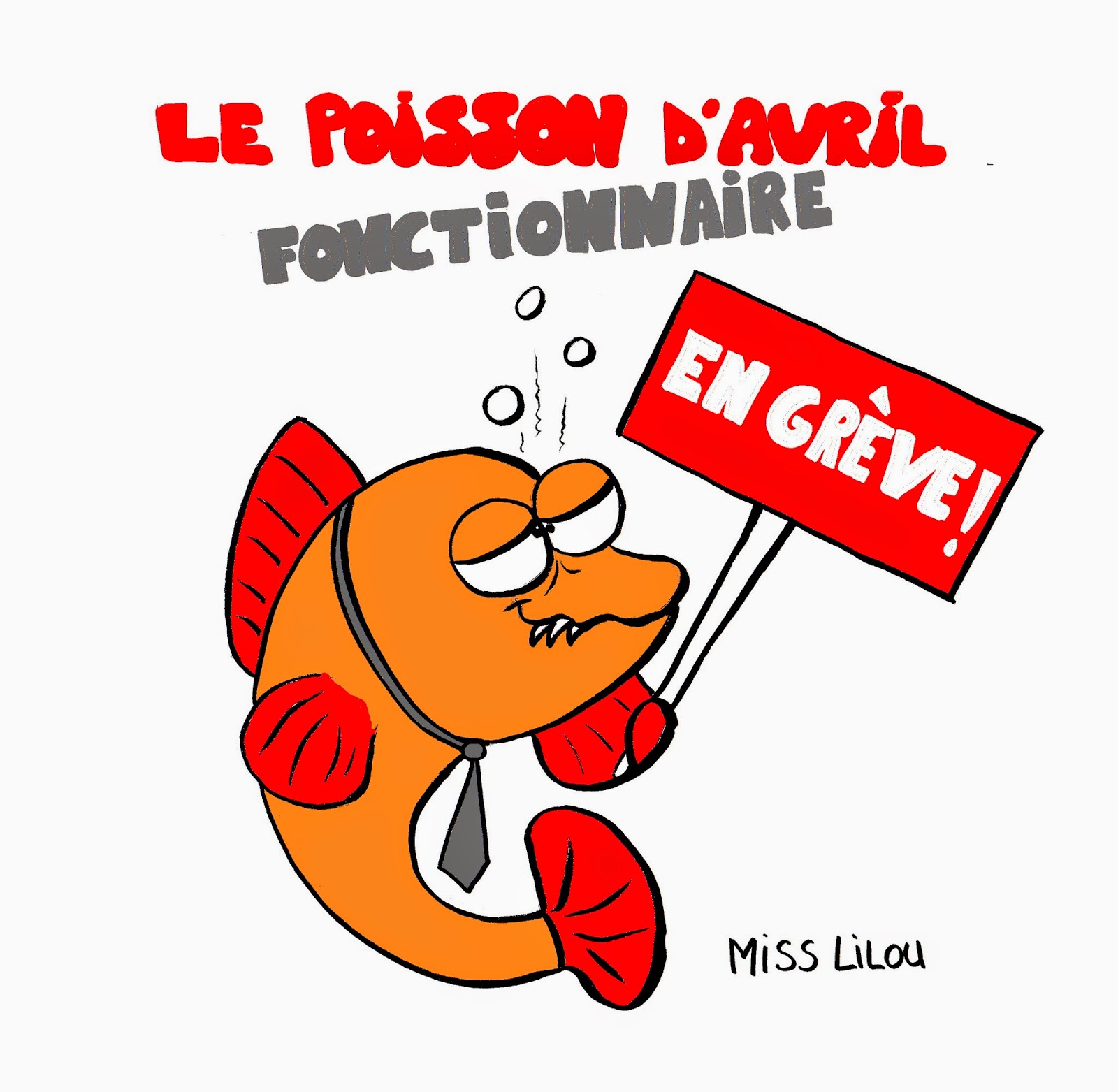 ActuRatons: LE POISSON D'AVRIL FONCTIONNAIRE...