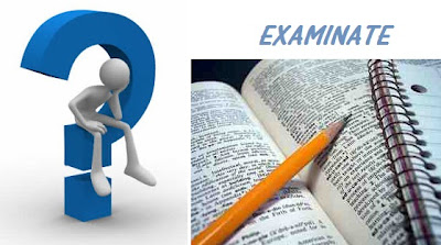 APOYO BIBLICO: ¡ EXAMINATE
