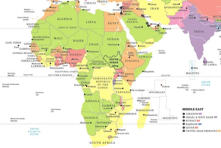 Maximizing Progress: New Africa! ~ Guardian Remaps Planet Earth!