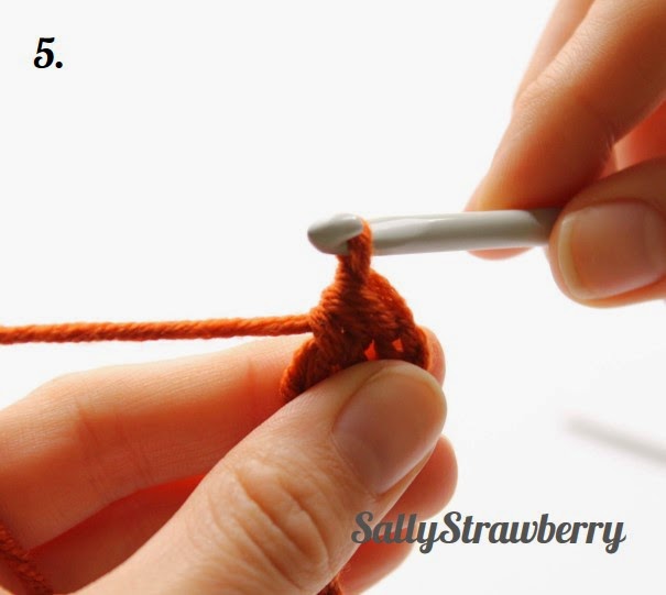 SallyStrawberry: Beginners learn to crochet: Half-treble crochet