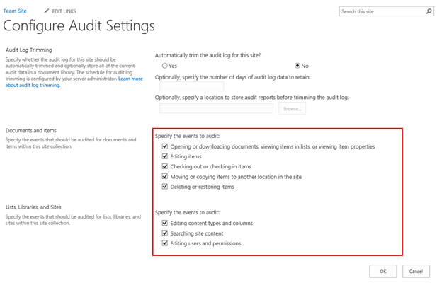 Audit Logging in SharePoint 2013 ~ Explore Microsoft 365