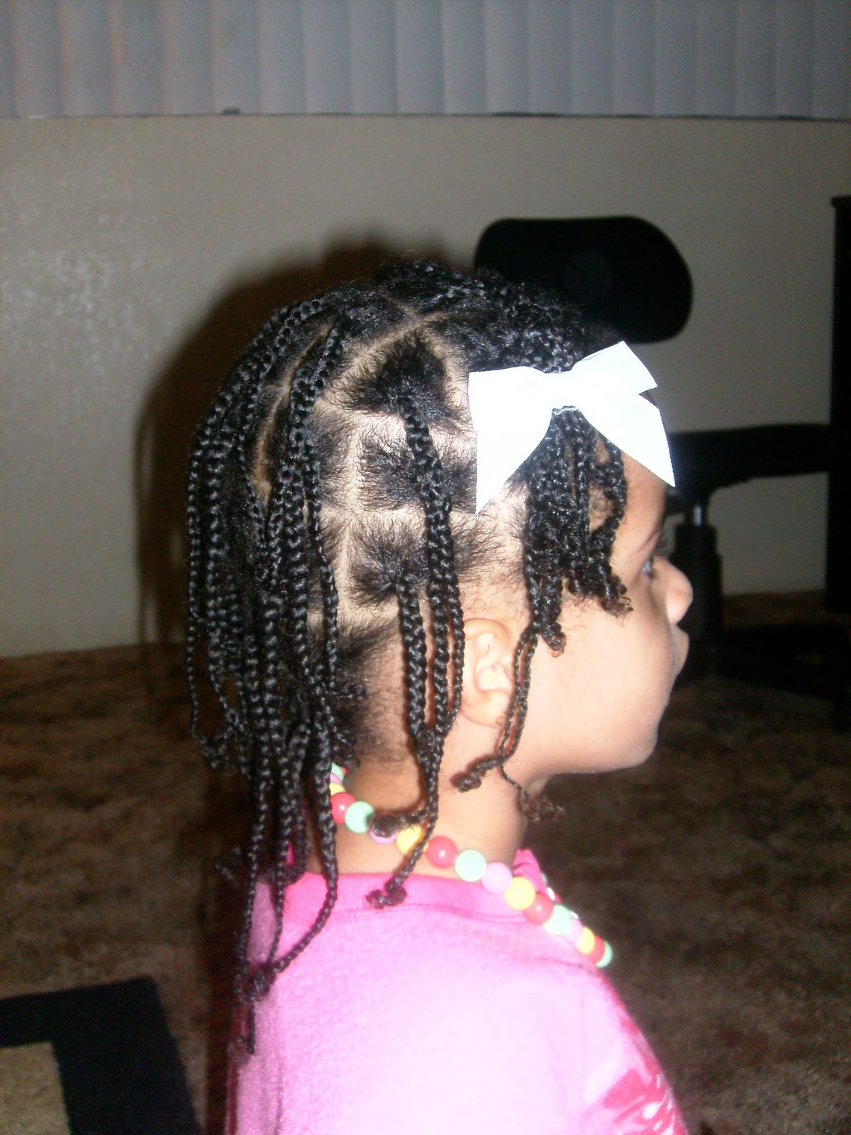 Desire to be Natural: Baby KD box braids Day One