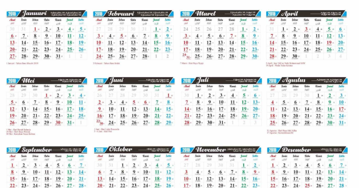65+ Gambar Kalender Tanggal Merah Semua