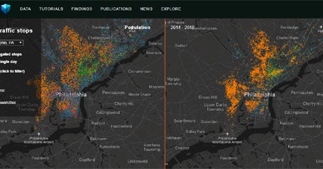Maps Mania: Racial Profiling in Police Stops