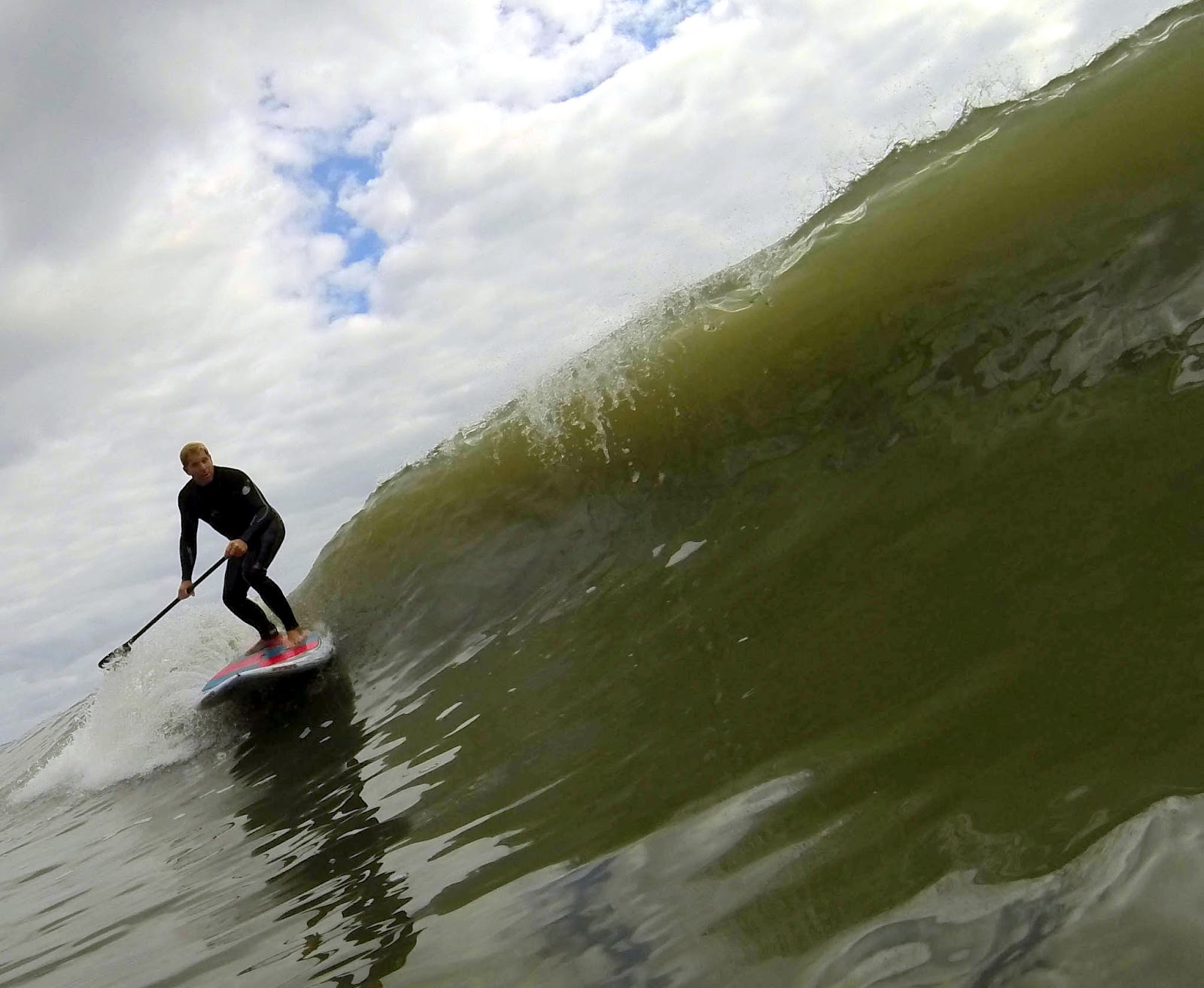 Atlantic Paddle Surfing: Glassy session with the GoPro Hero3 Black Edition