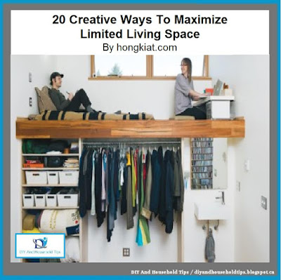 DIY And Household Tips: 20 Creative Ways To Maximize Limited Living Space