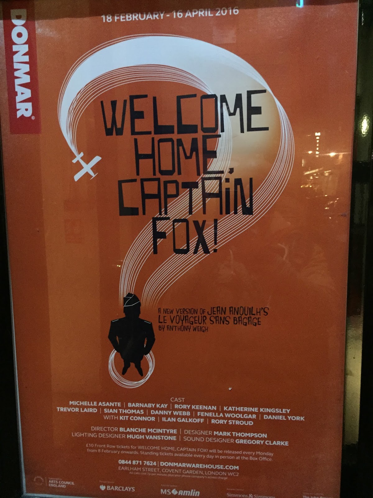 overyourhead: Welcome Home, Captain Fox!...